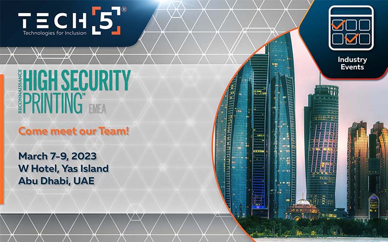 High Security Printing EMEA 2023 - TECH5: Innovative Identity Management Technologies